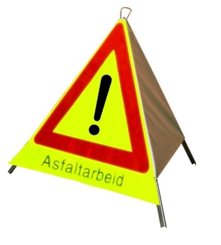 Sammenleggbart arbeidsvarslingsskilt - Arbeidsmiljøsenteret