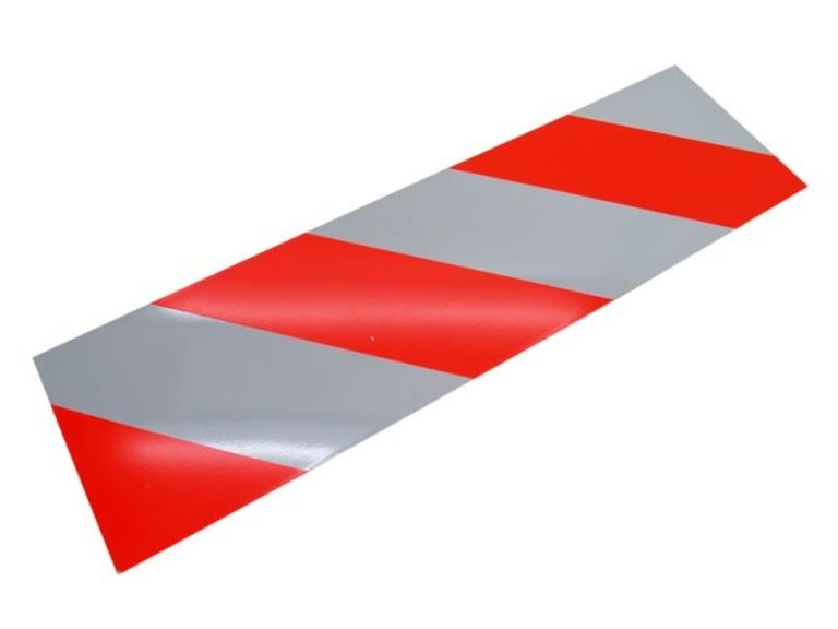 Bred last Rød/hvit 700 x 200 mm - HØYRE - Arbeidsmiljøsenteret